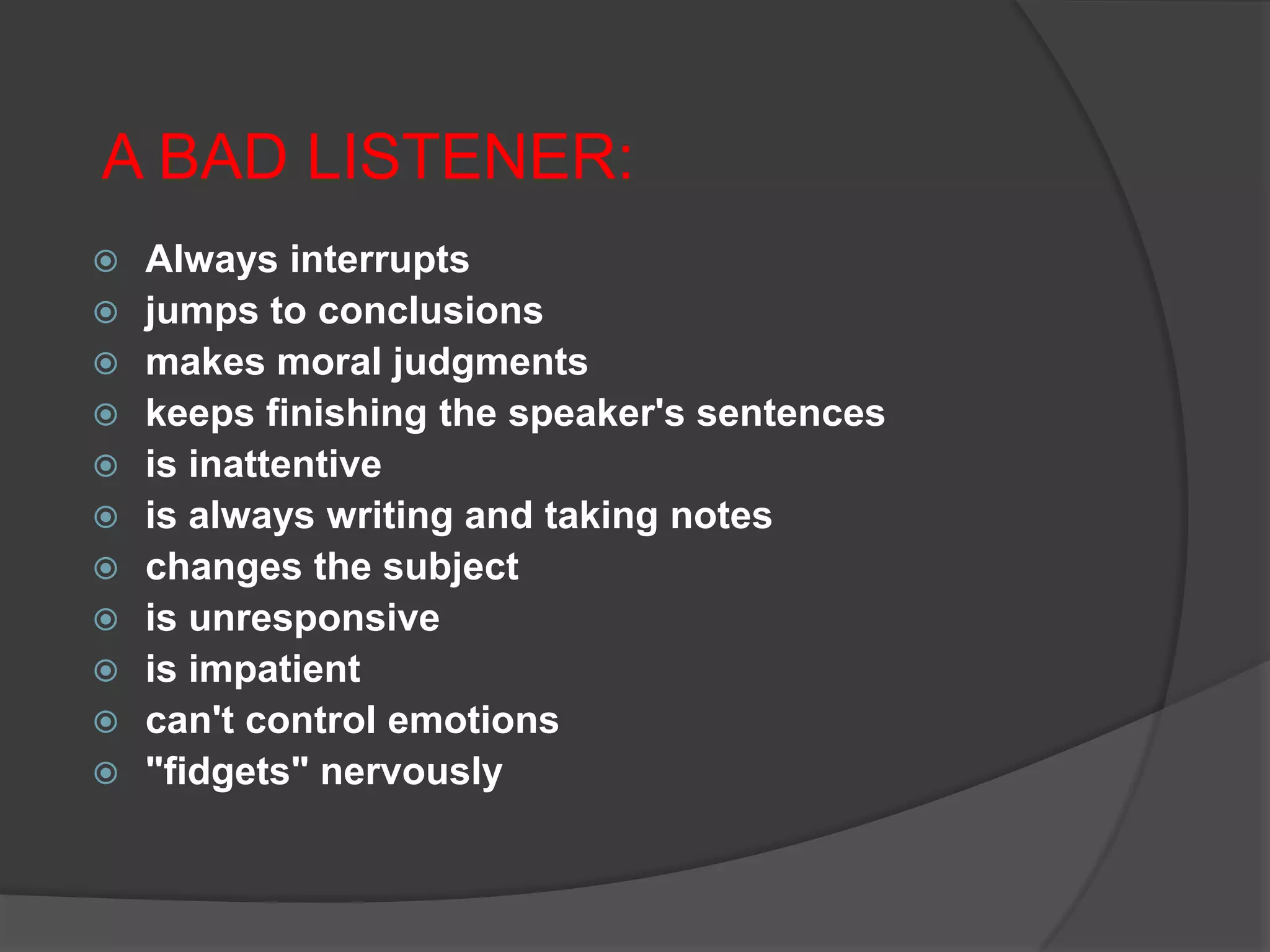 Introduction to listening skills. | PPTX