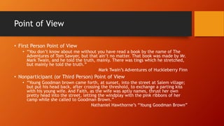 Introduction to literary analysis | PPTX