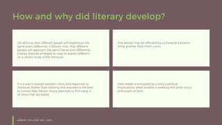 Introduction to Literary Criticism | PPTX