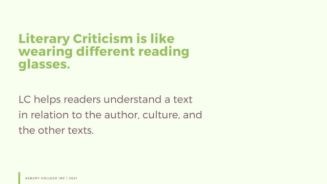 Introduction to Literary Criticism | PPTX