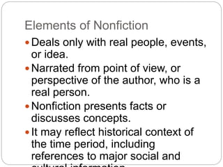 Introduction to literary genres mlas | PPTX