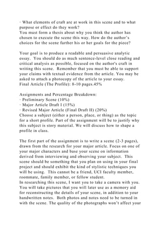 Introduction to Literary Journalism Course Syllabus Fall 201.docx