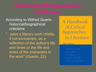 Introduction to literary theories | PPT