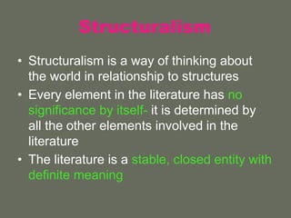 Introduction to literary theories | PPT