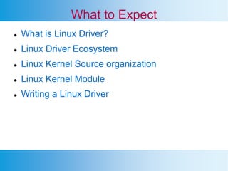 Introduction to lkm | PPT