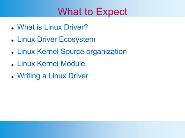 Introduction to lkm | PPT