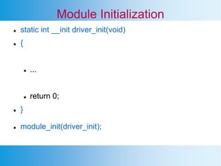 Introduction to lkm | PPTX | Operating Systems | Computer Software and Applications