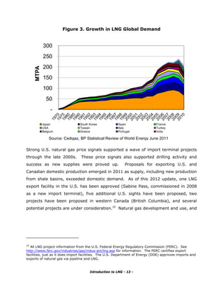 INTRODUCTION TO LNG Update 2012 by Energy Economics | PDF
