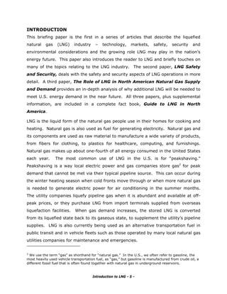 INTRODUCTION TO LNG Update 2012 by Energy Economics | PDF