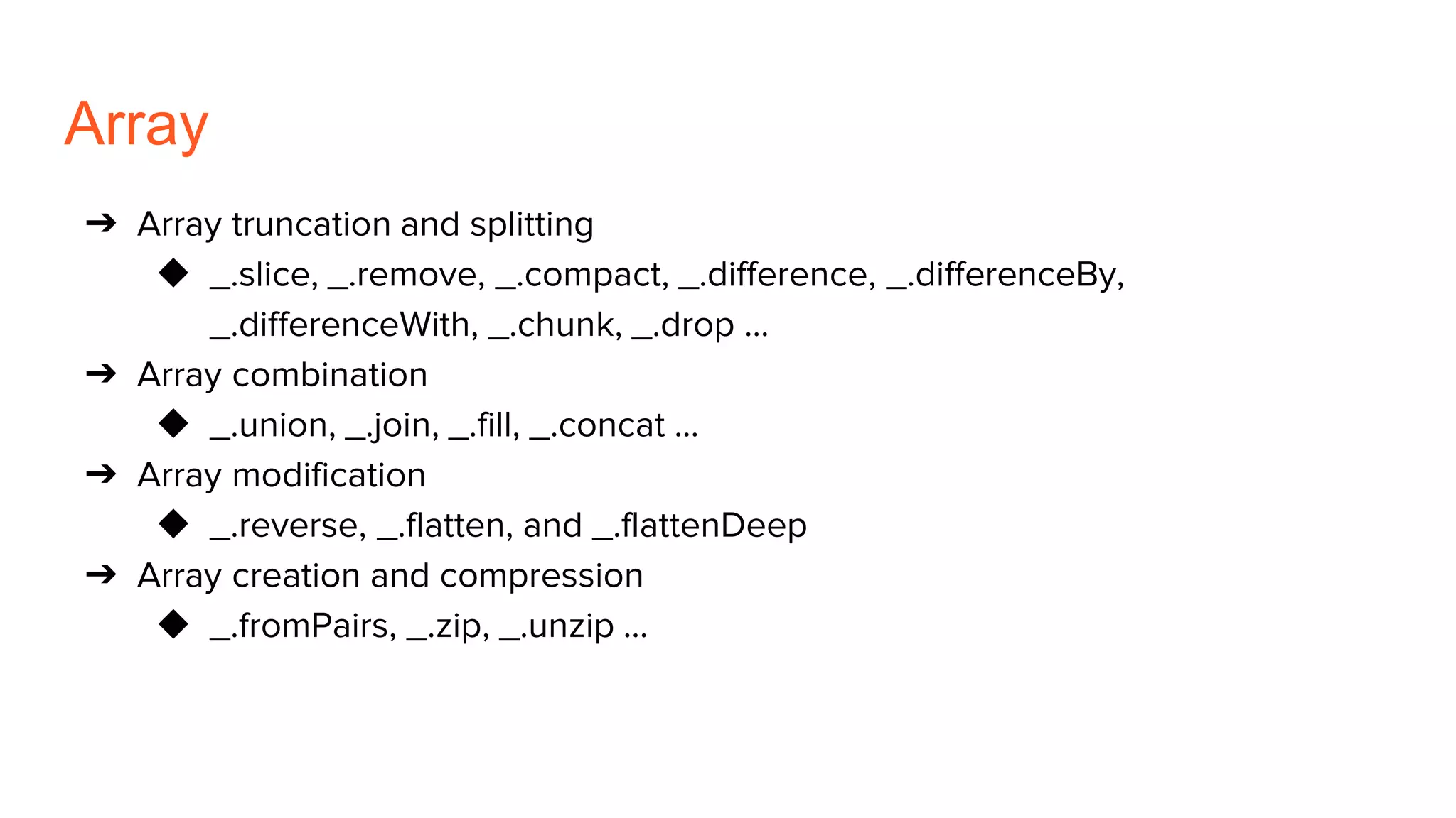 Introduction to lodash | PPTX