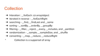 Introduction to lodash | PPTX