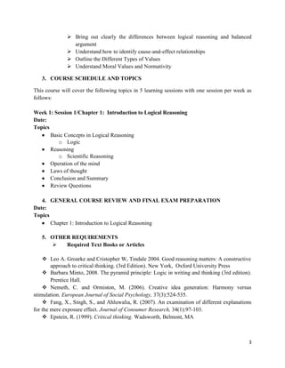 Introduction to logical reasoning | PDF