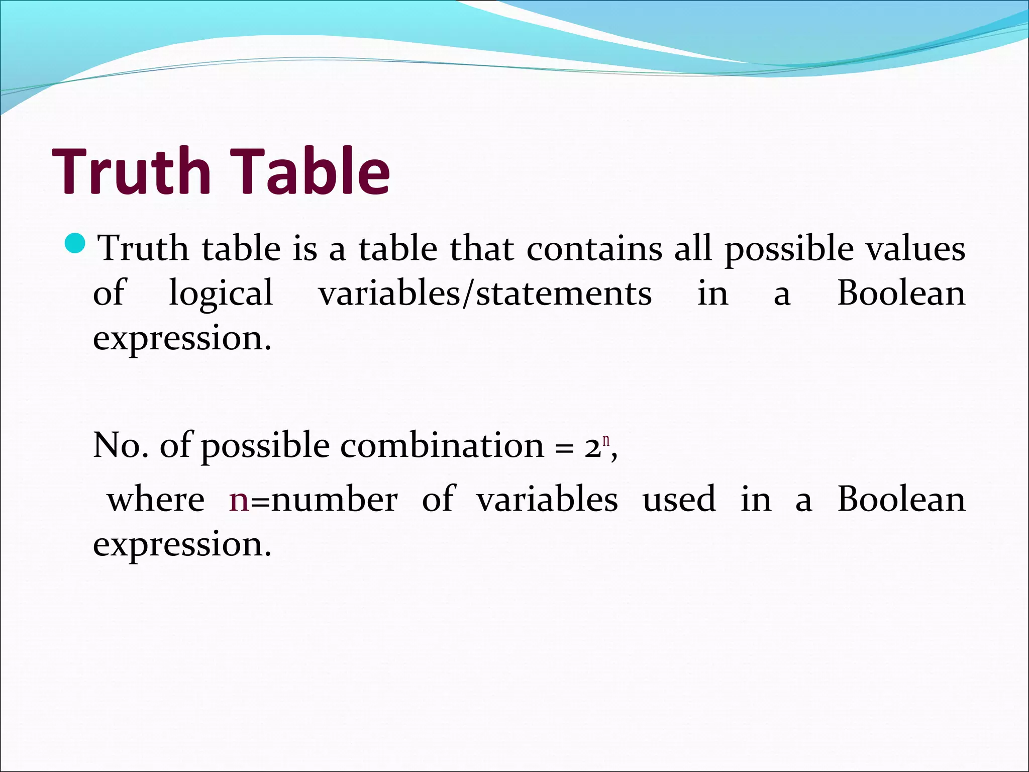 Introduction to logic gate | PPT