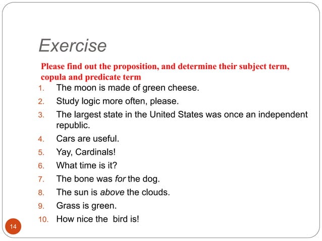 Introduction to logic, inference, proposition | PPT