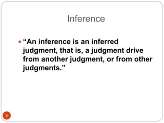 Introduction to logic, inference, proposition | PPT