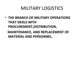 Introduction to logistics management | PPT