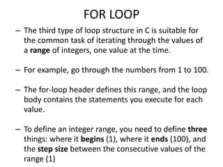 Introduction to loops cpu | PPT