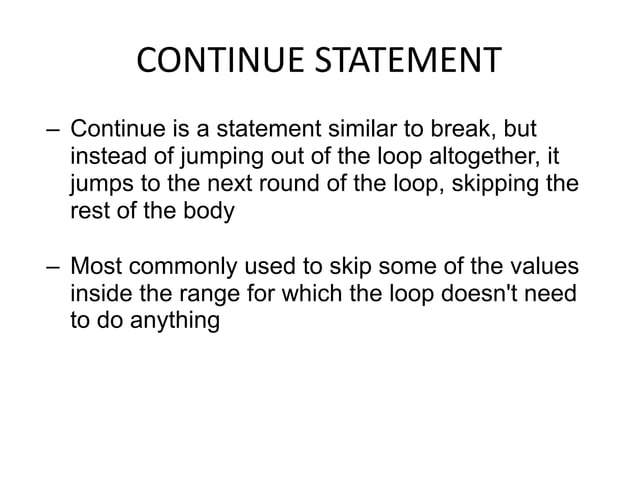 Introduction to loops cpu | PPT