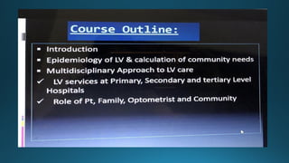 introduction to low vision slides.pptx... | PPTX