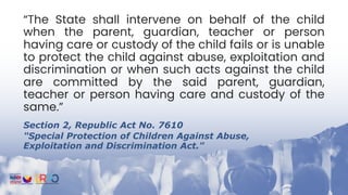 Introduction to the Learner Rights and Protection and Child Protection ...