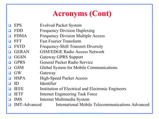 Introduction to lte | PDF