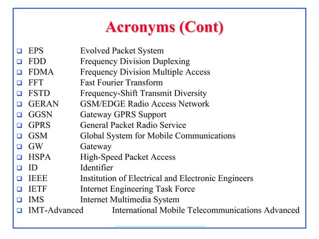 Introduction to lte | PDF | Computer Networking | Computing
