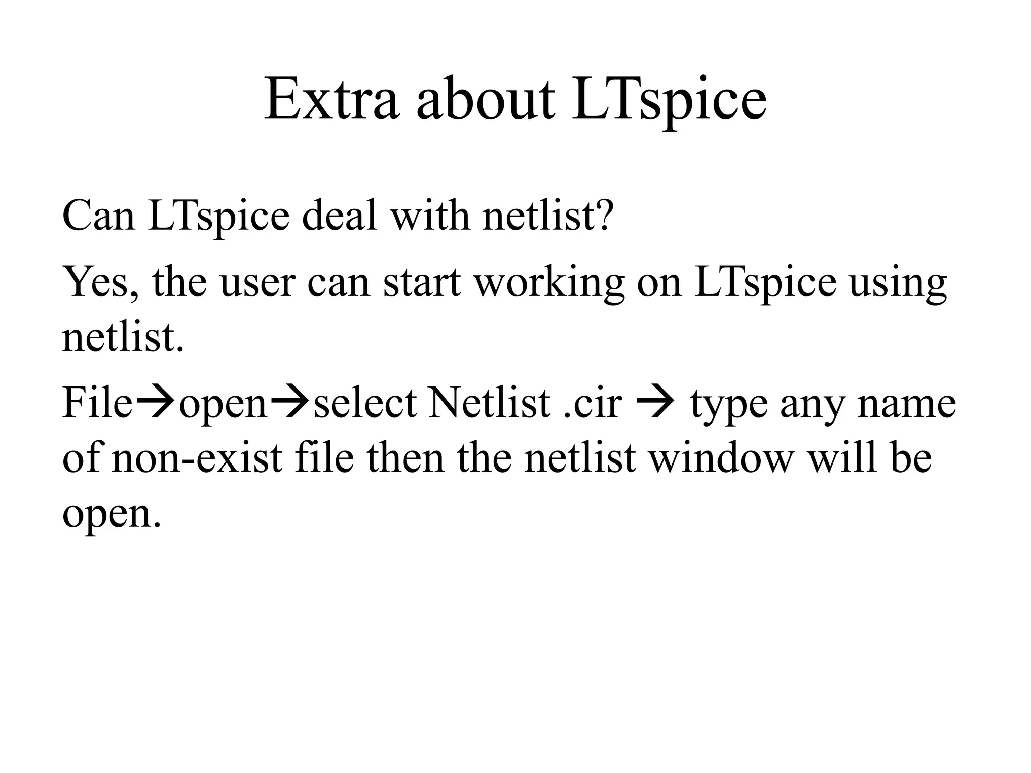 Introduction to LTspice iv | PPTX