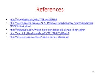 Introduction to Lucene & Solr and Usecases | PPT