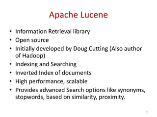 Introduction to Lucene & Solr and Usecases | PPT