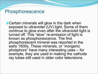 Introduction To Luminescence | PPT | Chemistry | Science