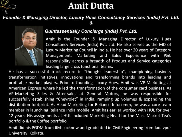 Introduction To Luxury Hues28122010 | PPT