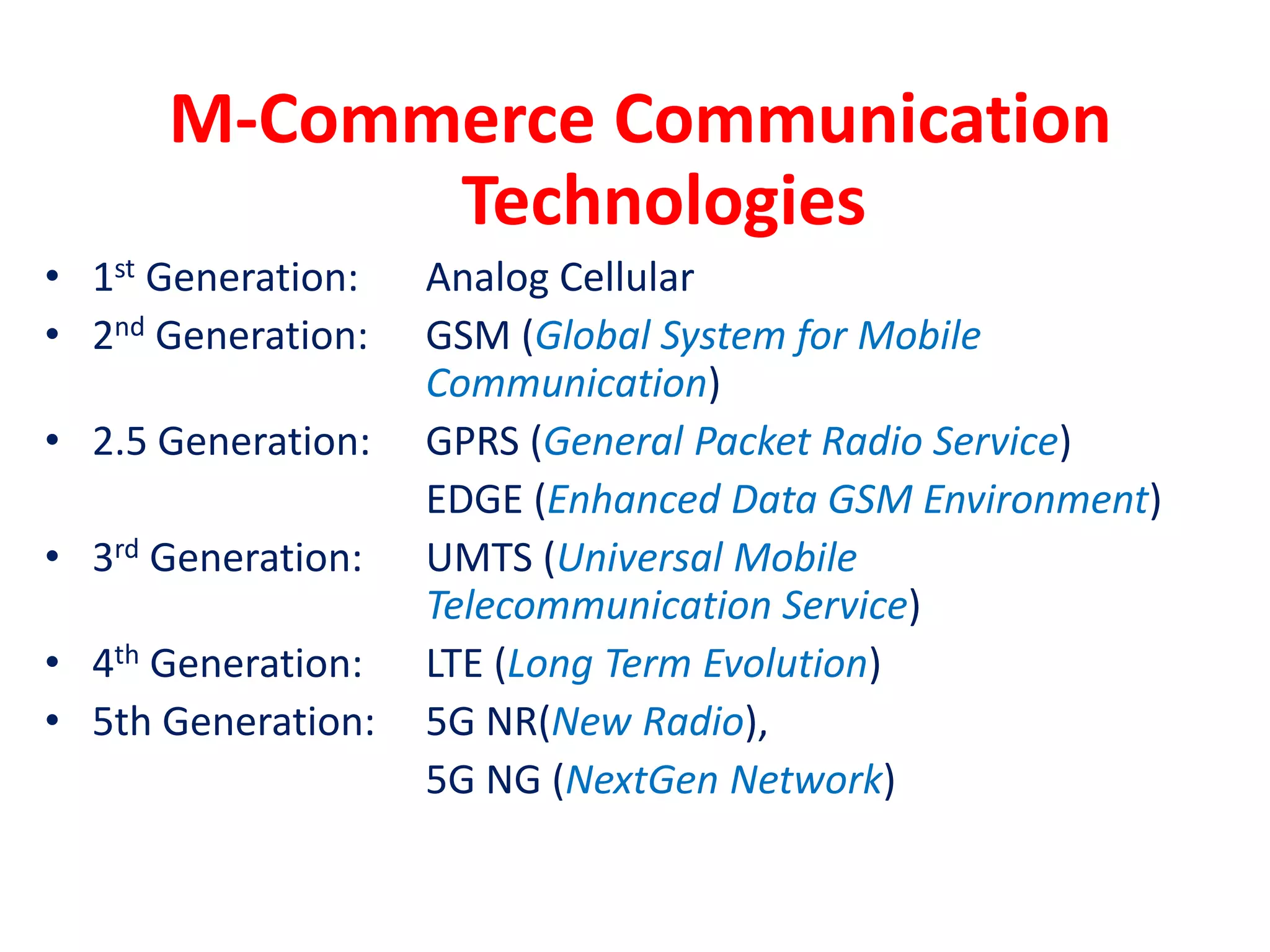 Introduction to Mobile Commerce | PDF