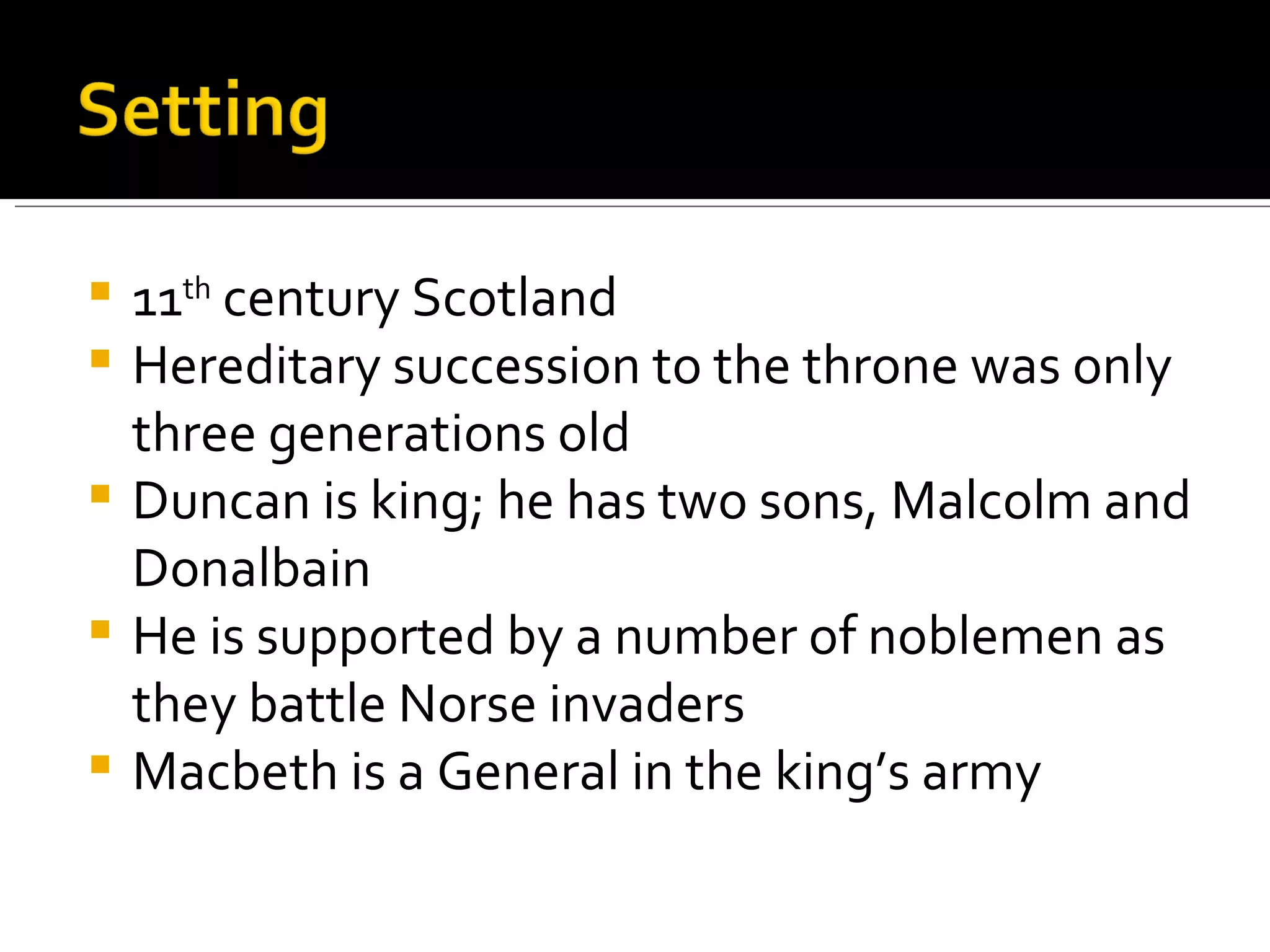Introduction To Macbeth | PPT | Christianity | Religion & Spirituality
