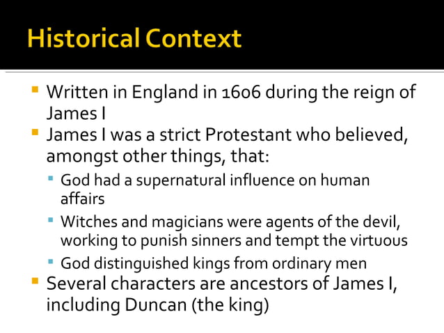 Introduction To Macbeth | PPT | Christianity | Religion & Spirituality