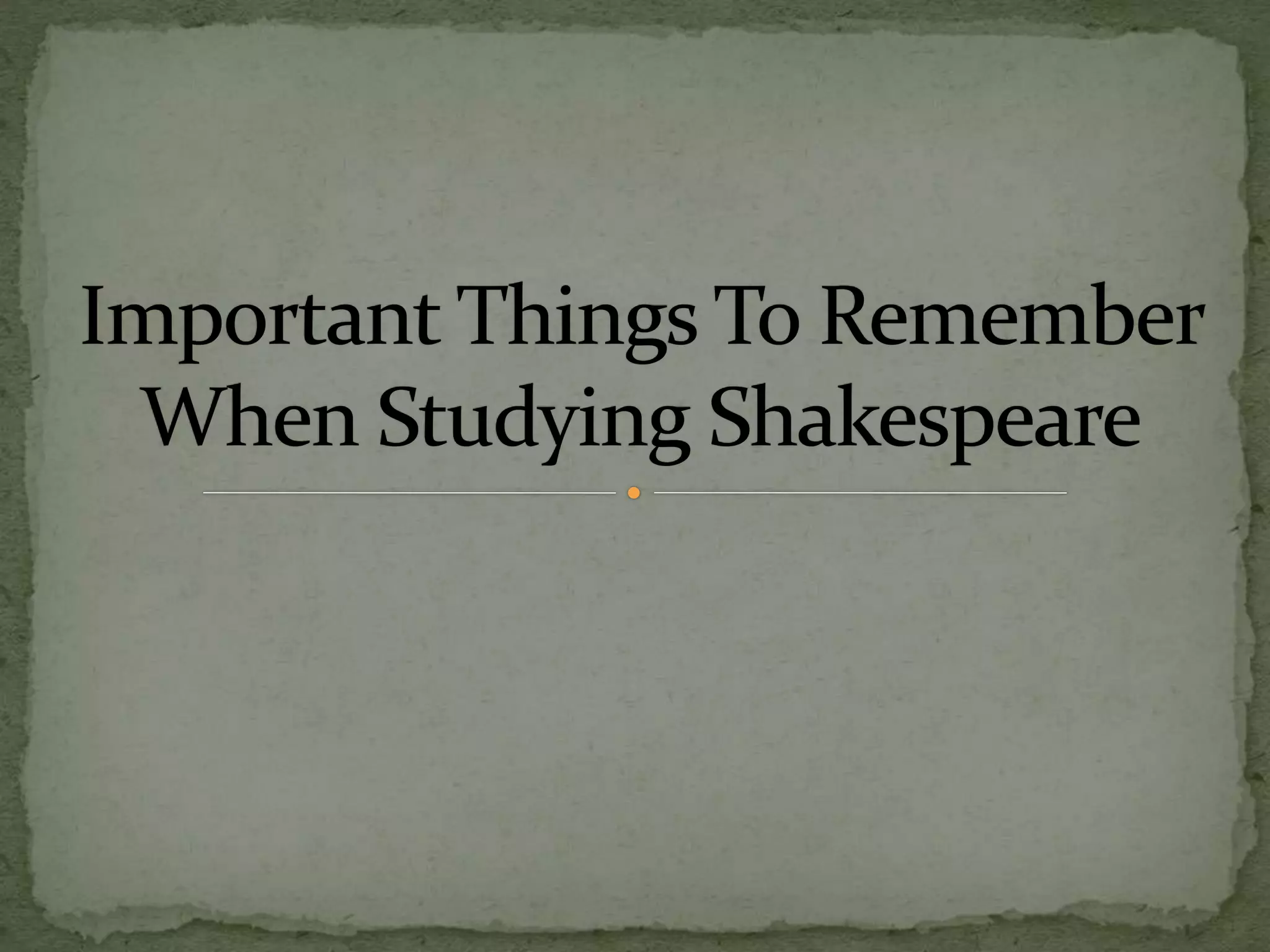 Introduction to Macbeth - William Shakespeare | PPTX