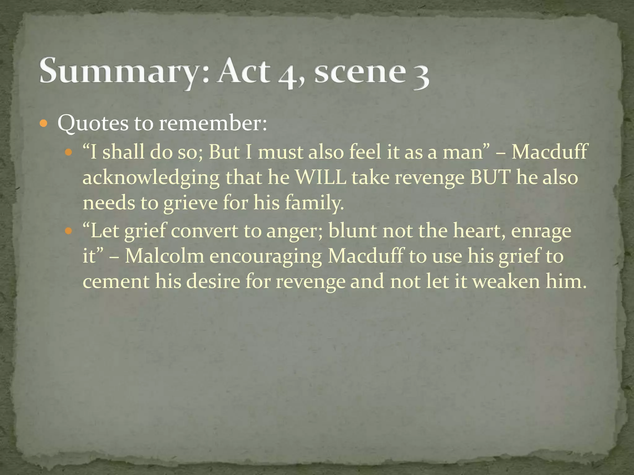 Introduction to Macbeth - William Shakespeare | PPTX