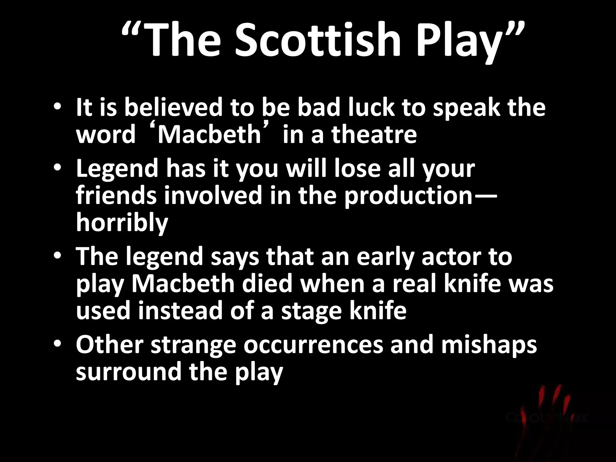 Introduction to Macbeth 1.ppt | Theater Venues | Attractions