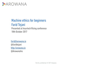 Introduction to machine ethics | PPT