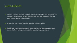 Introduction to machine learning | PPT