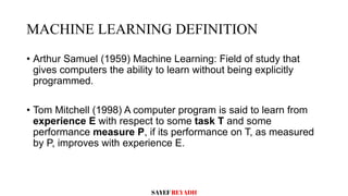 Introduction to machine learning | PPTX