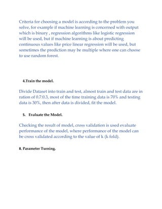 Introduction to machine learning | PDF