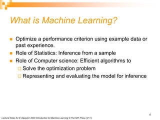 Introduction to Machine Learning - Basics.ppt