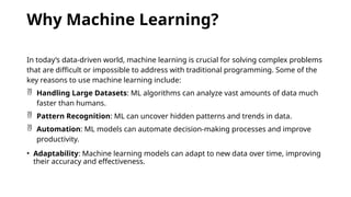 introduction to machine learning .pptx