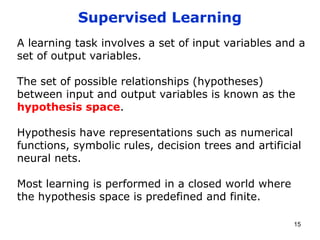 Introduction to machine learning - types of ML | PPT
