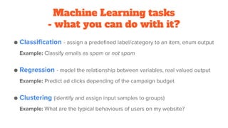 Introduction to Machine Learning for Java Developers | PPT