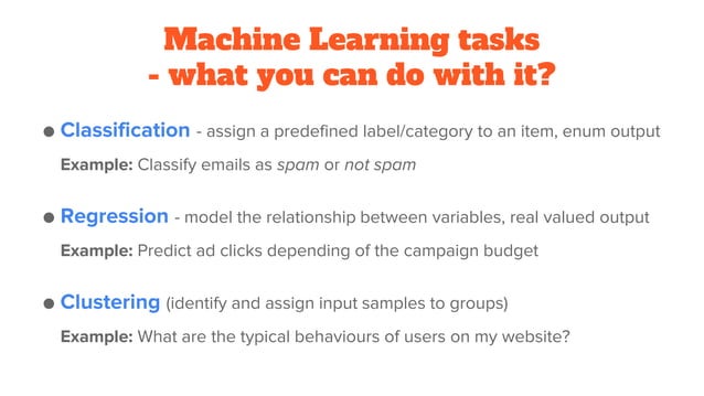 Introduction to Machine Learning for Java Developers | PPT