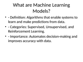 Introduction_to_Machine_Learning_Models_Presentation.pptx