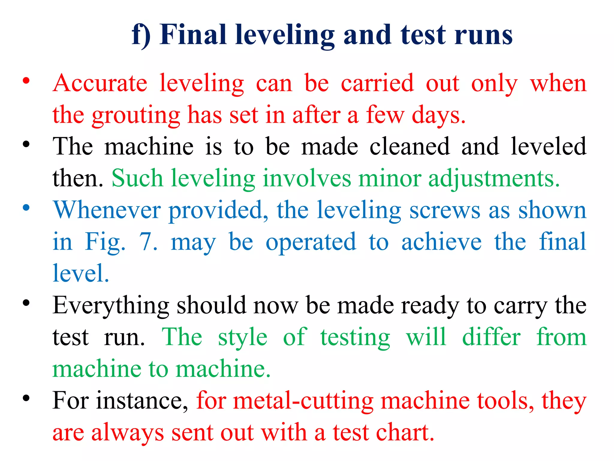 Introduction to machine maintinance and installation | PPT