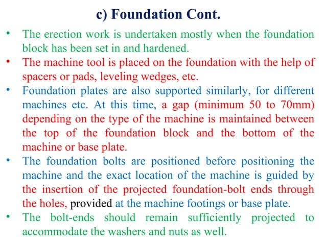 Introduction to machine maintinance and installation | PPT | Needlework ...