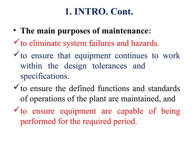 Introduction to machine maintinance and installation | PPT | Needlework ...